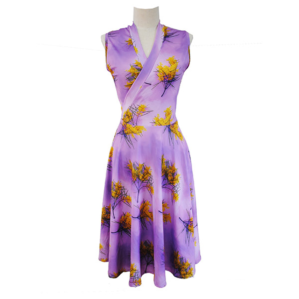 Zilpah Dress in Wattle Print – Zilpah Tart