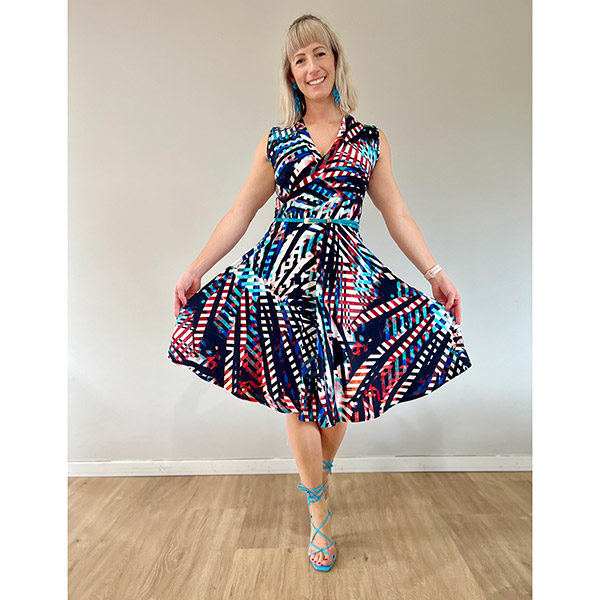 Limited Edition! Zilpah Dress in Strobe Print – Zilpah Tart