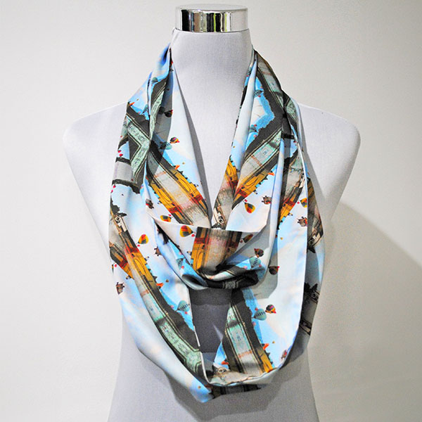Loop Scarf in Balloons Print – Zilpah Tart