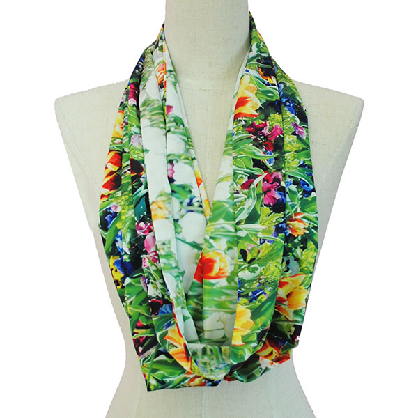 Loop Scarf in Tulips Print – Zilpah Tart