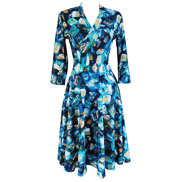 Bamboo Winter Cross Front Dress in Sprinkles Print – Zilpah Tart