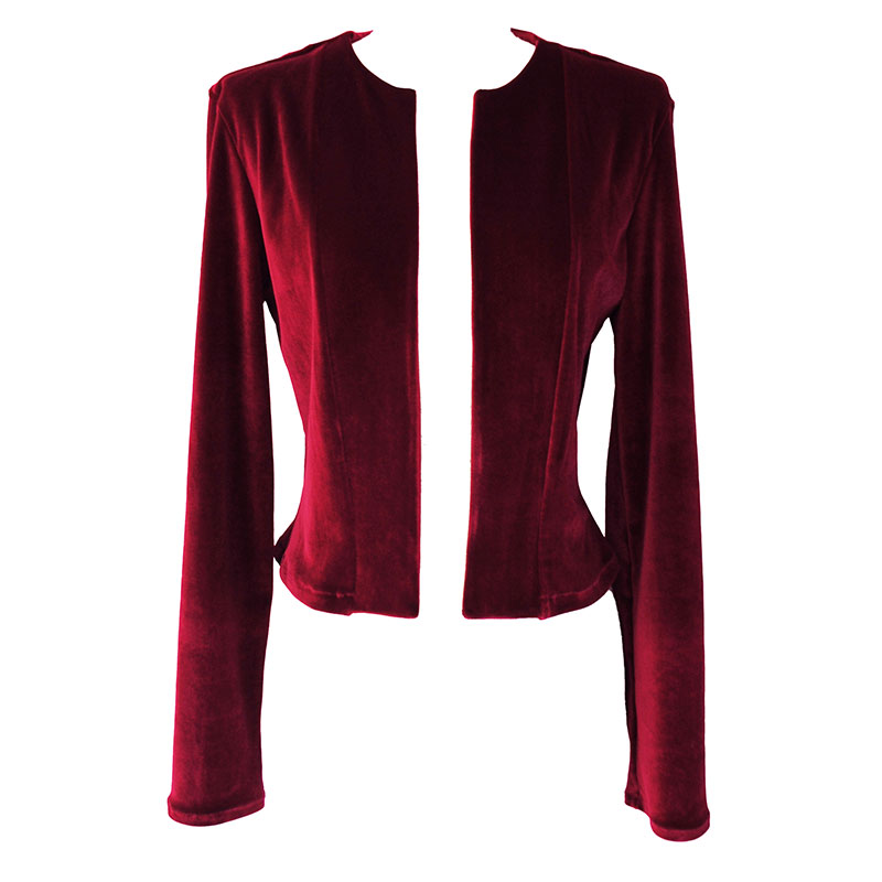 Wish Jacket in Wine Velvet – Zilpah Tart
